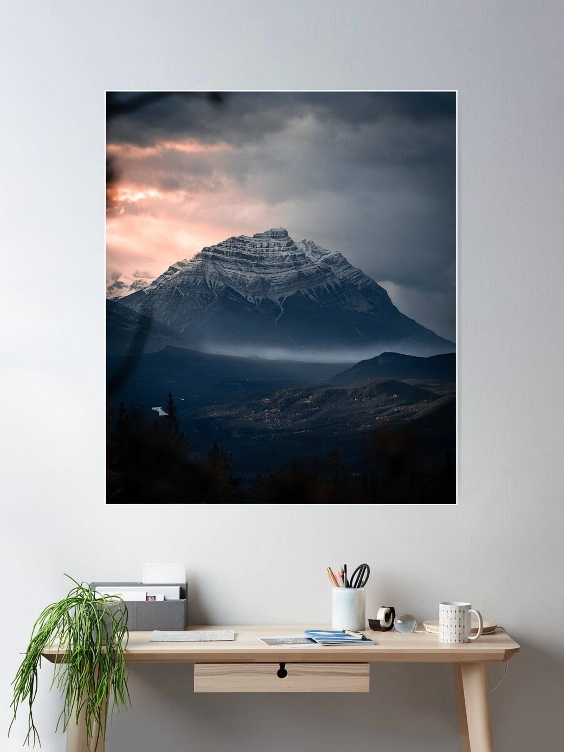 Kna Prints - 1 Pc Poster Mt. Kerkeslin, Jasper Alberta, UNFRAMED-8x12 ...