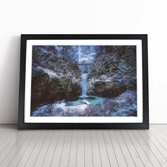 Kna Prints - 1 Pc Poster Multnomah Falls Waterfall Vol.2 Wall Poster ...