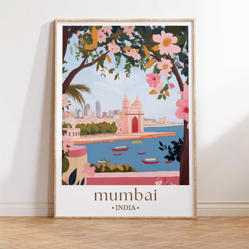 Kna Prints - 1 Pc Poster Mumbai Wall Art Gateway Of India Mumbai Poster ...
