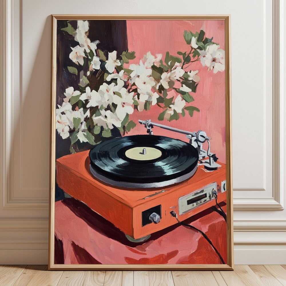 Kna Prints - 1 Pc Poster Music Posters | Vintage Record Player ...