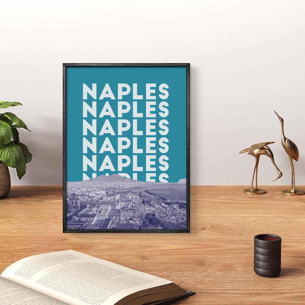 Kna Prints - 1 Pc Poster Naples Poster, Mount Vesuvius Wall Art, Able ...