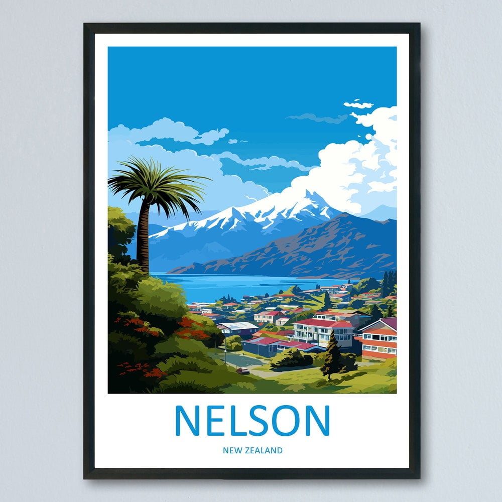 Kna Prints - 1 Pc Poster Nelson Travel Wall Art Nelson Wall Hanging ...