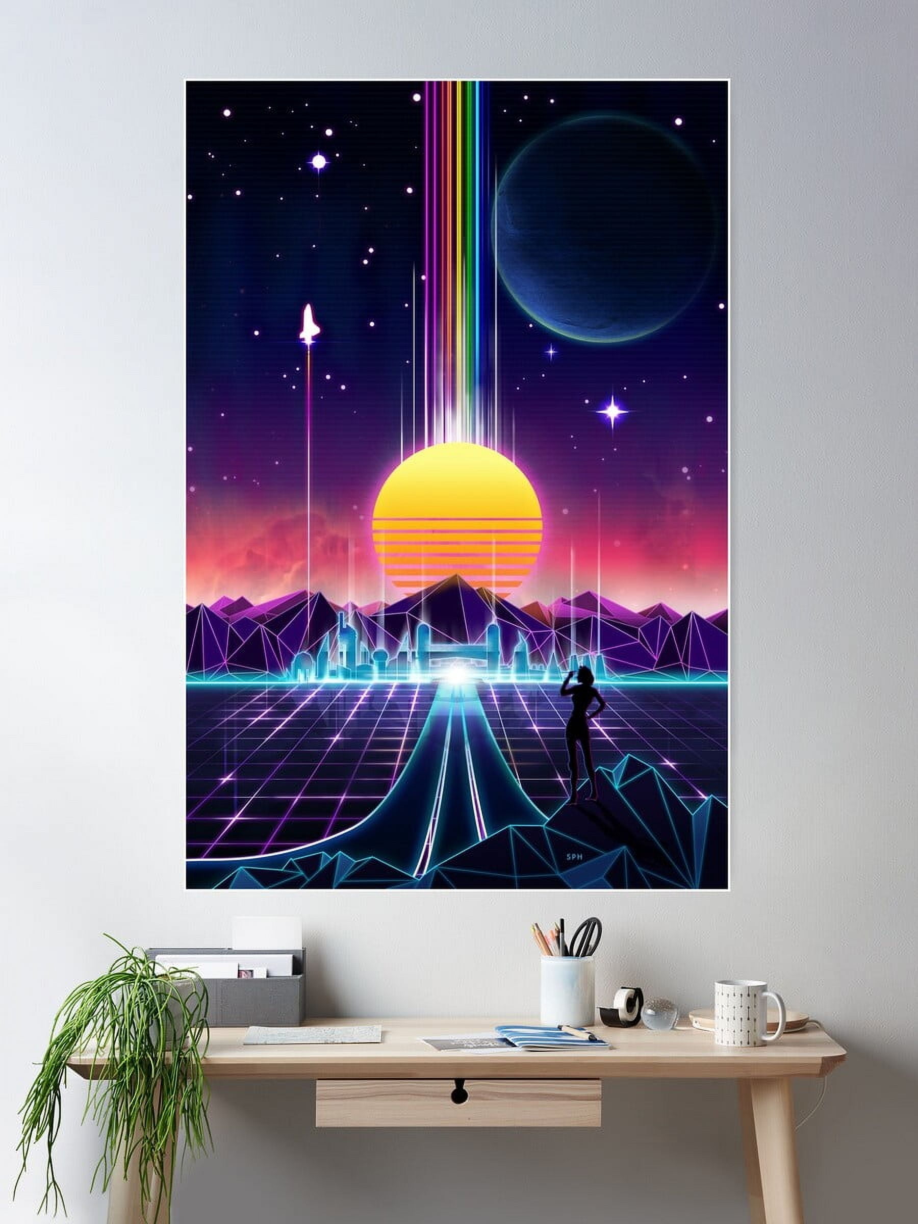 Kna Prints - 1 Pc Poster Neon Srise, UNFRAMED-24x36 - Walmart.com