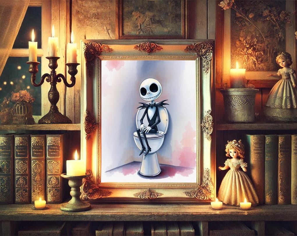 Kna Prints - 1 Pc Poster Nightmare Before Christmas Jack Skellington On ...