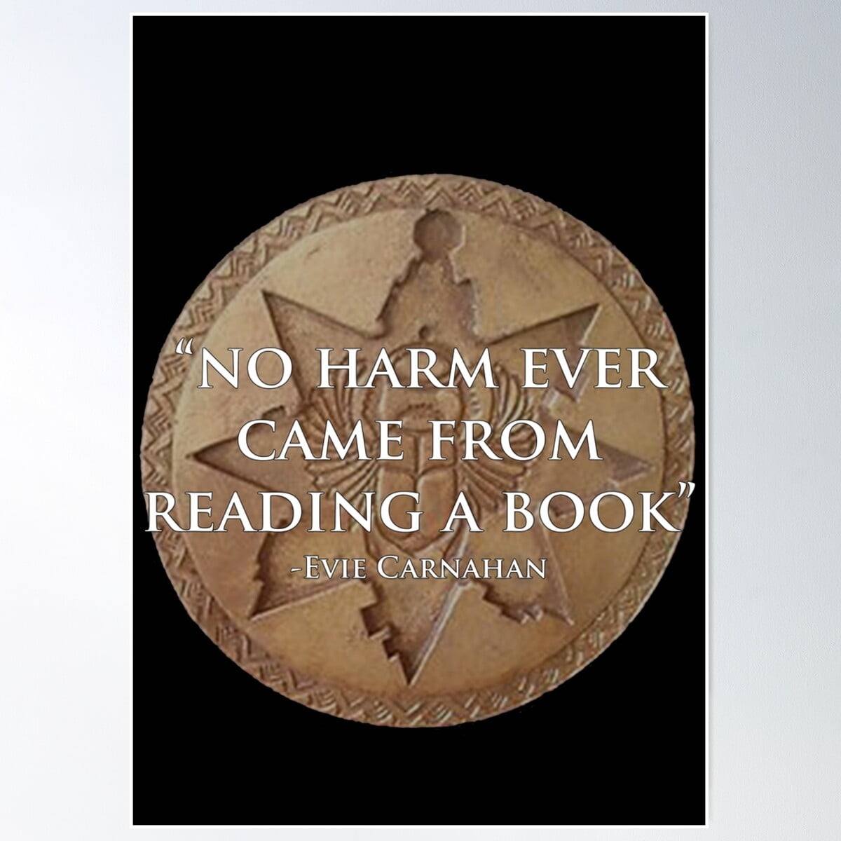 Kna Prints - 1 Pc Poster No Harm Ever Came From Reading A Book ...