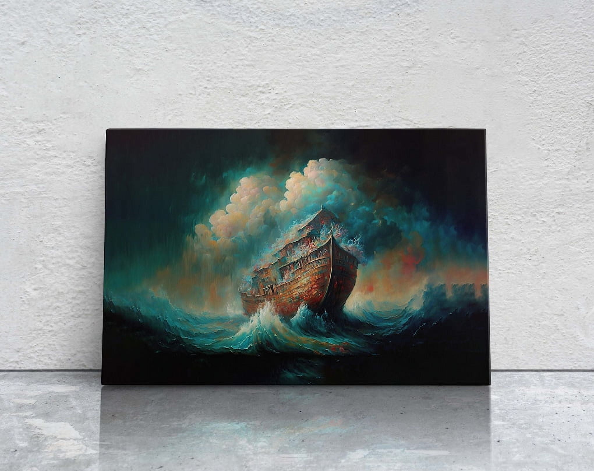 Kna Prints - 1 Pc Poster Noahs Ark Art Expressionism, UNFRAMED-16x24 ...