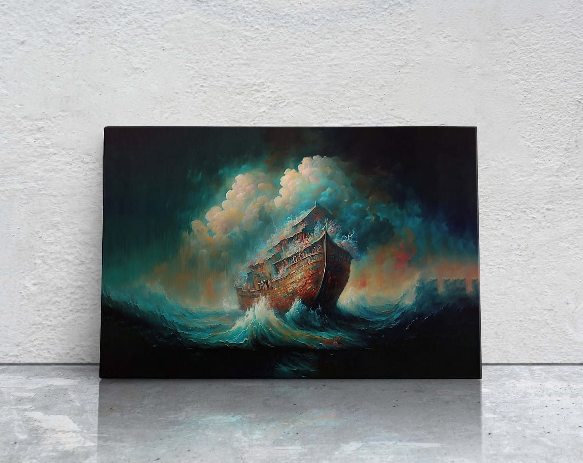 Kna Prints - 1 Pc Poster Noahs Ark Art Expressionism, UNFRAMED-8x12 ...