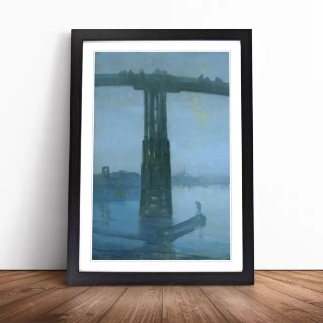 Kna Prints - 1 Pc Poster Nocturne Blue And Gold Battersea Bridge James ...