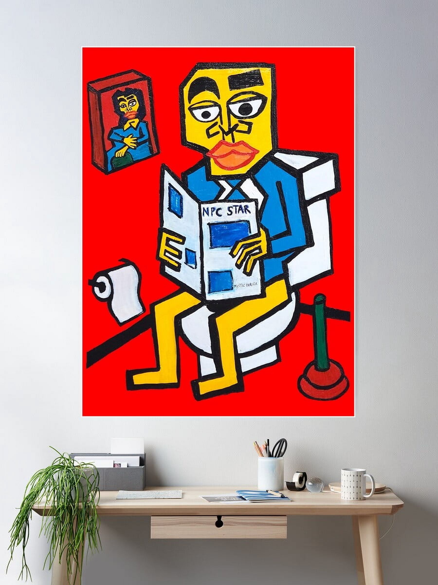 Kna Prints - 1 Pc Poster Npc Toliet, UNFRAMED-8x12 - Walmart.com