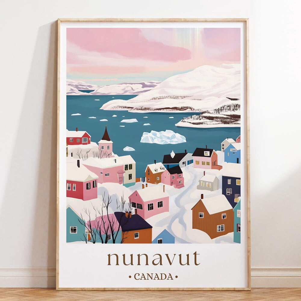 Kna Prints - 1 Pc Poster Nunavut Canada Poster, Arctic Wilderness ...