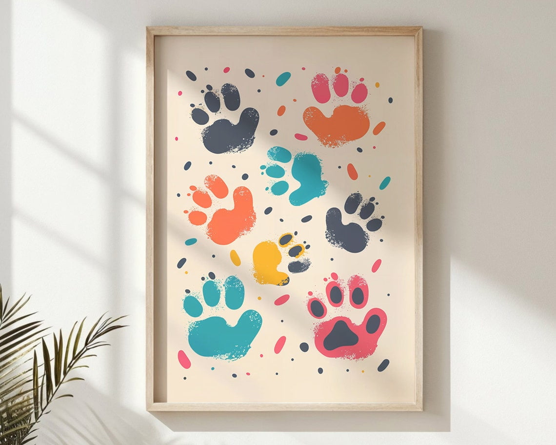 Kna Prints - 1 Pc Poster Nursery Wall Art, Colorful Prints Kids Room ...