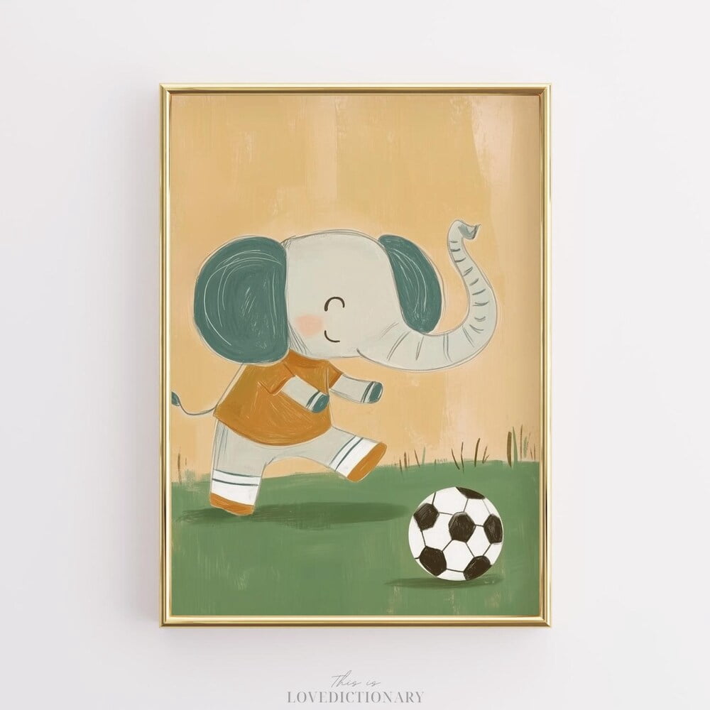 Kna Prints - 1 Pc Poster Nursery Wall Art For Kids, Cute Illustration ...