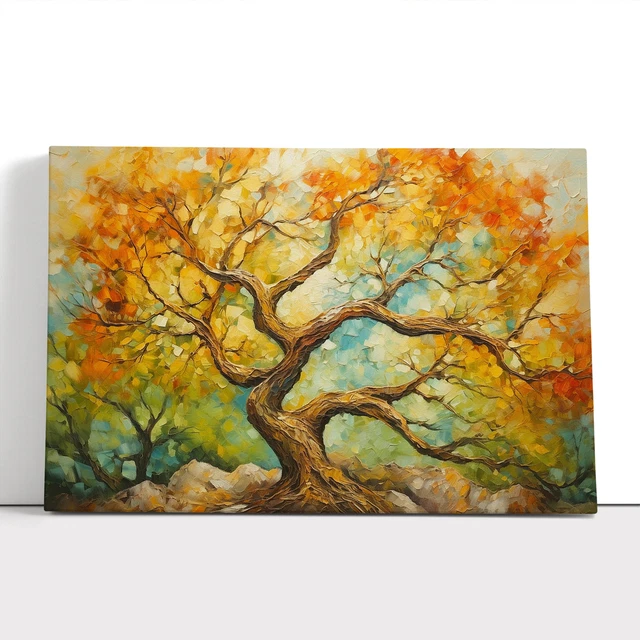 Kna Prints - 1 Pc Poster Oak Tree Abstract Wall Art Poster Home Decor ...