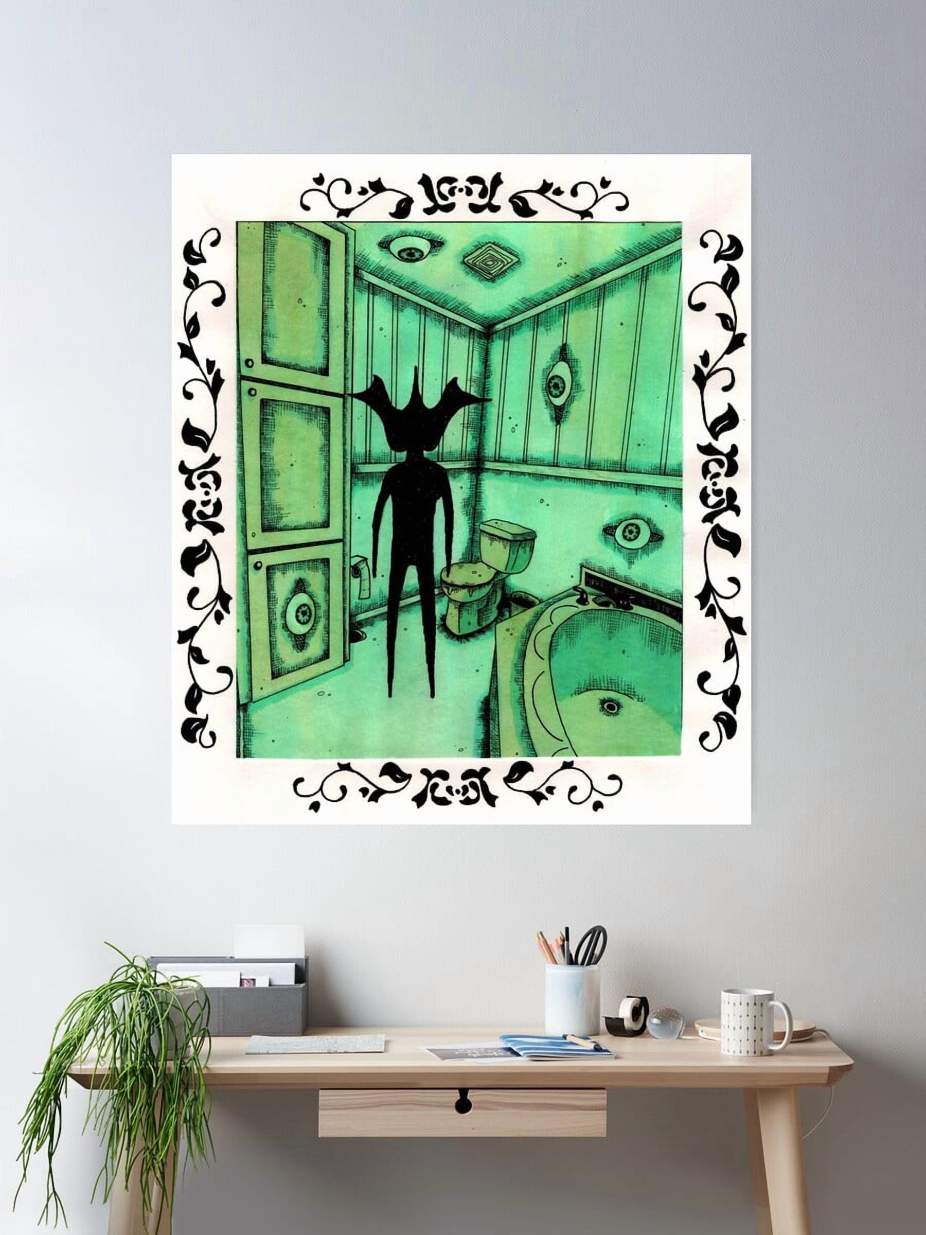 Kna Prints - 1 Pc Poster Occupied Bathroom, UNFRAMED-16x24 - Walmart.com