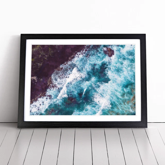 Kna Prints - 1 Pc Poster Ocean Waves In Wollongong Australia Wall ...