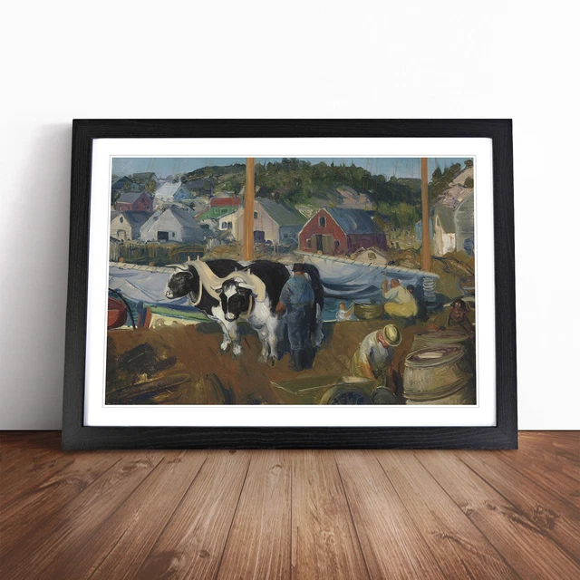 Kna Prints - 1 Pc Poster Ox Team, Matinicus Wharf By George Bellows ...