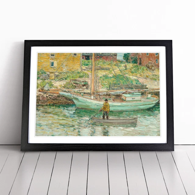 Kna Prints - 1 Pc Poster Oyster Sloop By Childe Hassam Wall Poster ...