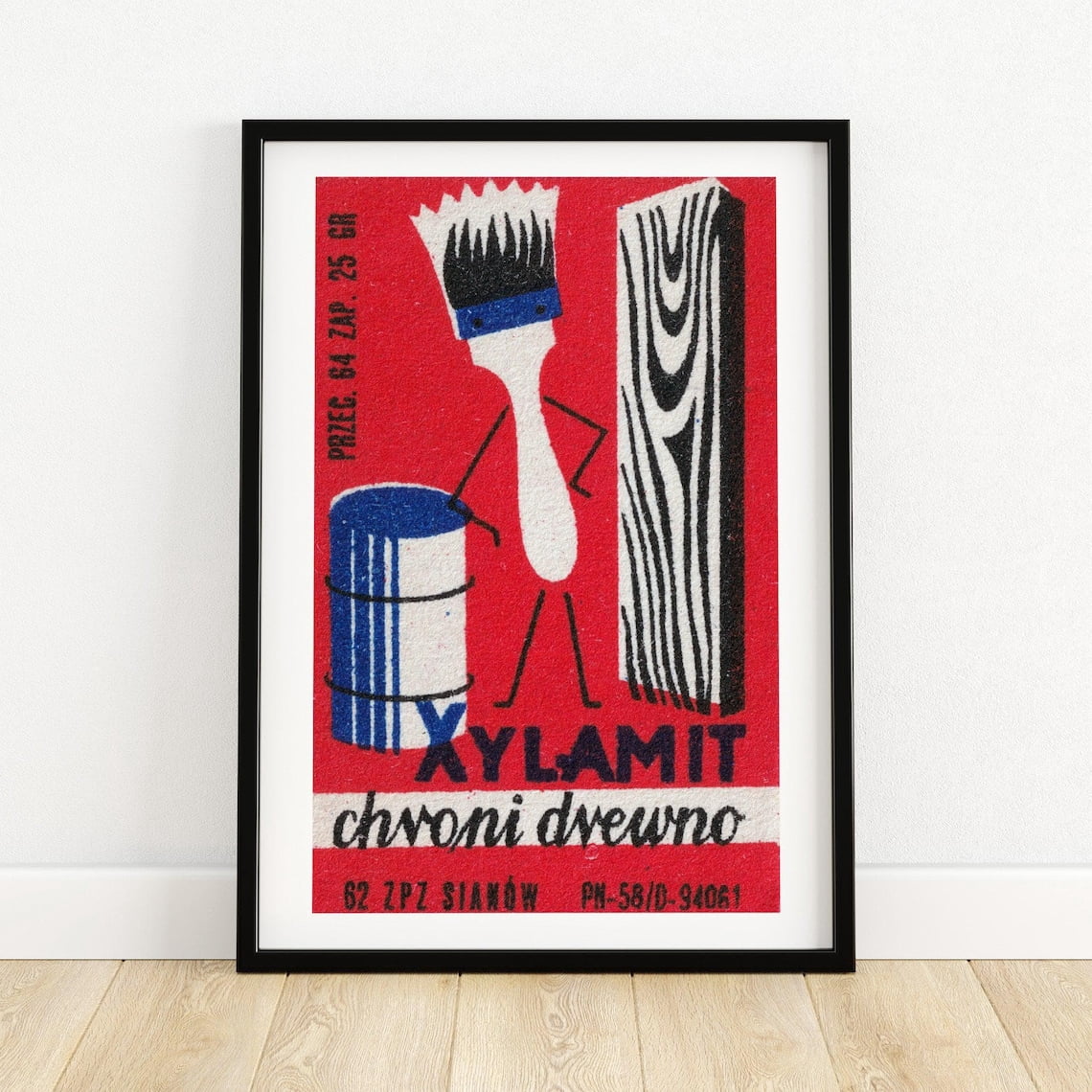 Kna Prints - 1 Pc Poster Paint Brush Matchbox Print Aesthetic Wall Art ...