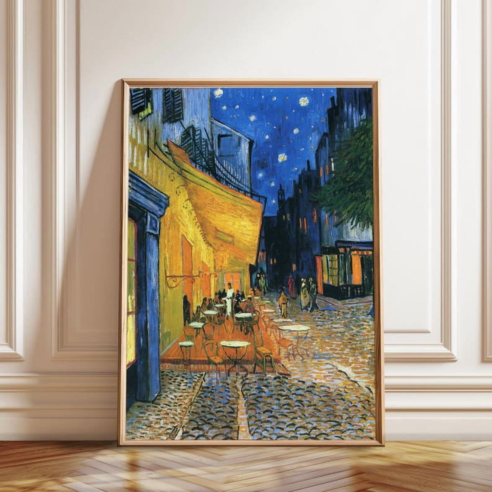 Kna Prints - 1 Pc Poster Painting By Van Gogh Painting Cafe Terrace ...