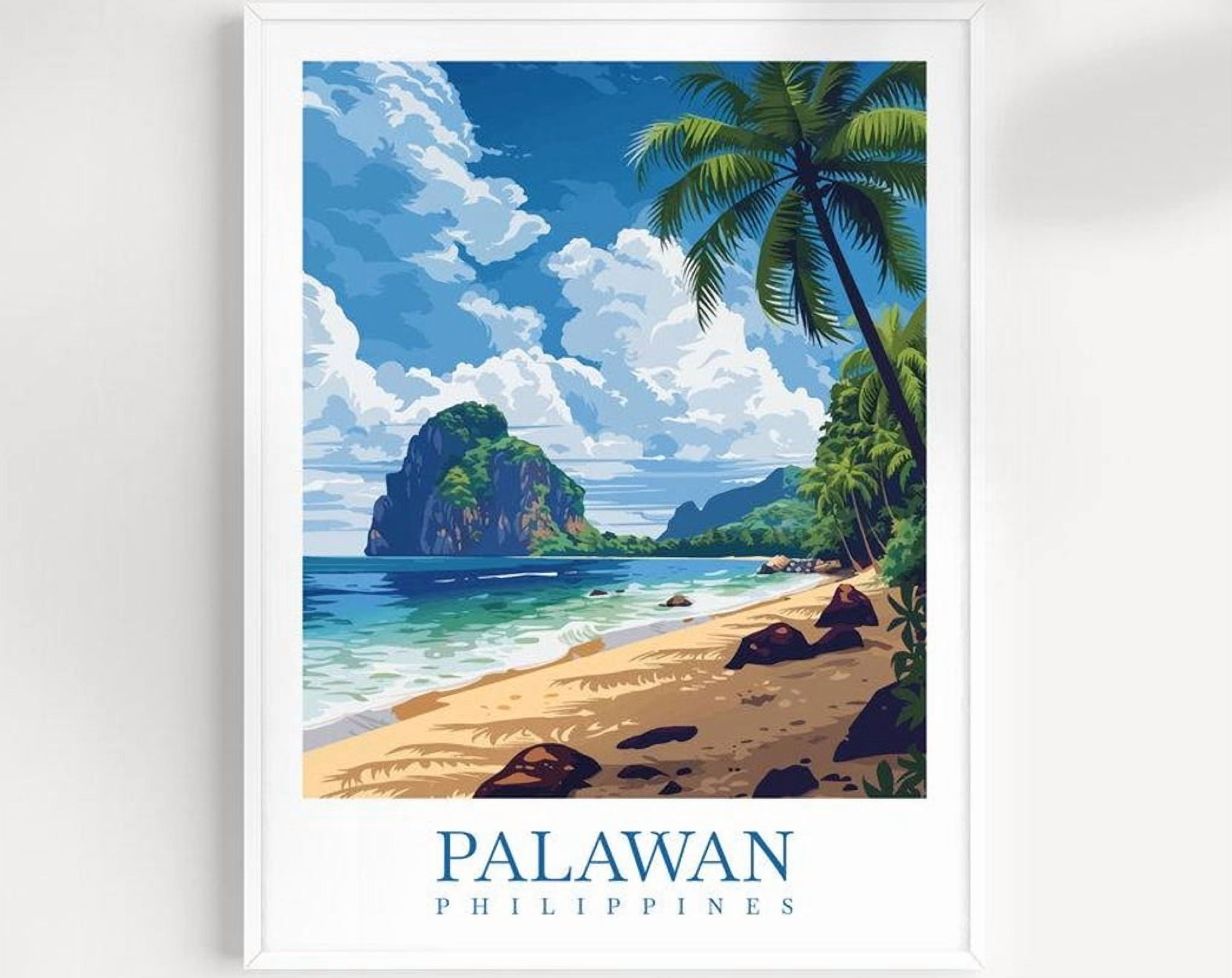 Kna Prints - 1 Pc Poster Palawan Travel Print Palawan Wall Art ...