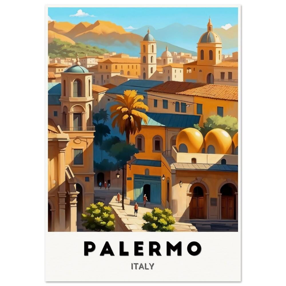 Kna Prints - 1 Pc Poster Palermo Poster: Iconic Sun-Drenched ...