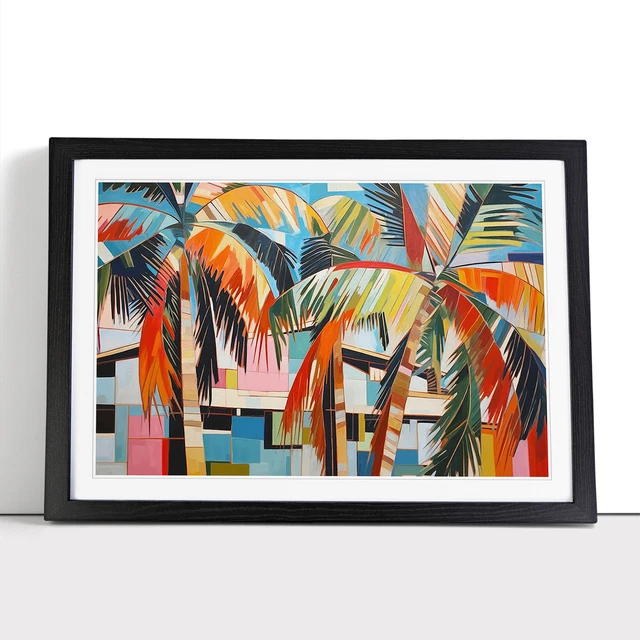 Kna Prints - 1 Pc Poster Palm Tree Constructivism Wall Art Poster ...