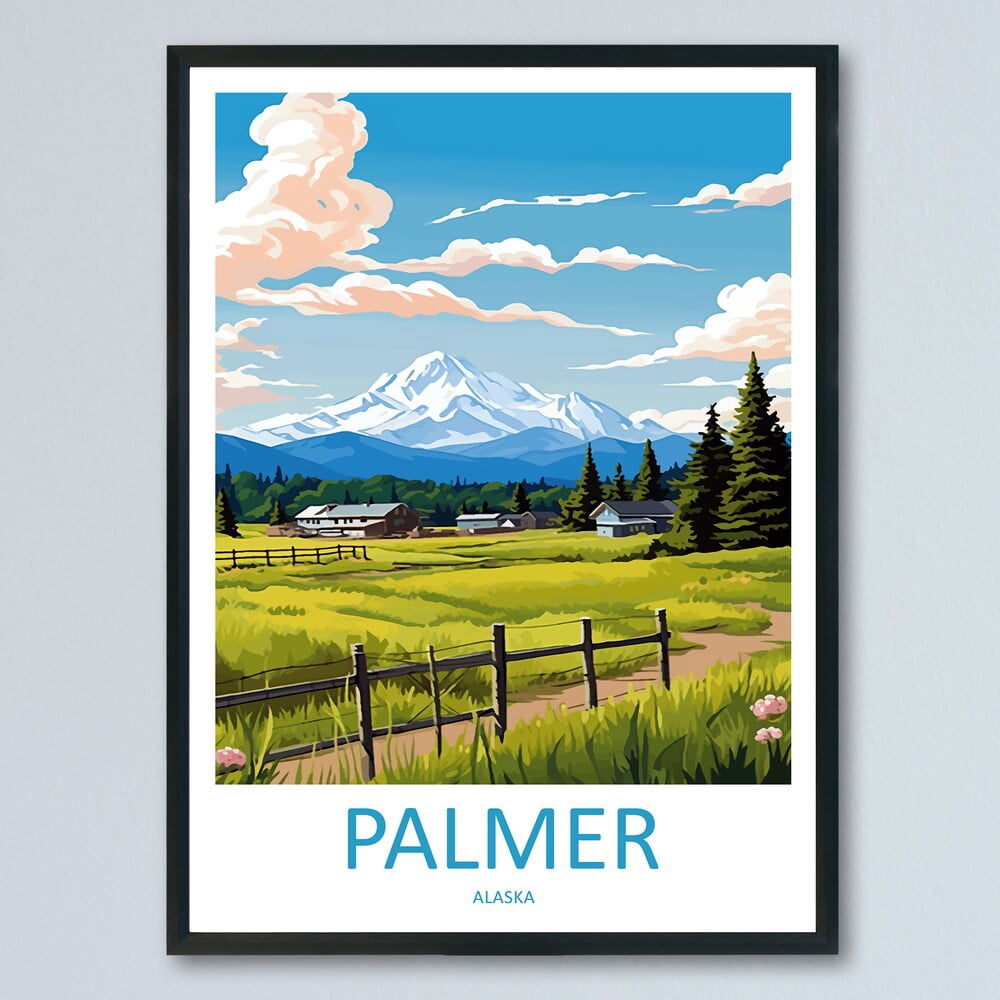 Kna Prints - 1 Pc Poster Palmer Travel Wall Art Palmer Wall Hanging ...