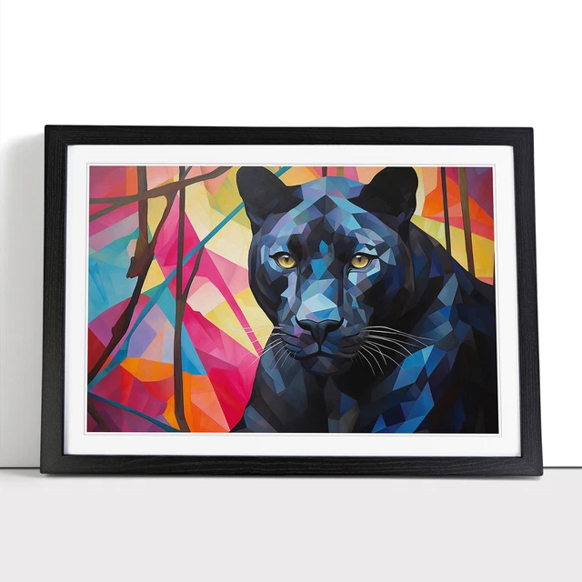 Kna Prints - 1 Pc Poster Panther Cubism No.2 Wall Art Poster Home ...
