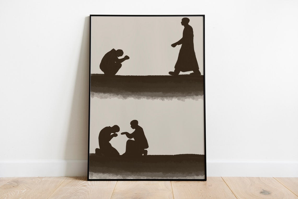 Kna Prints - 1 Pc Poster Parable Of The Prodigal Son Print, Biblical ...