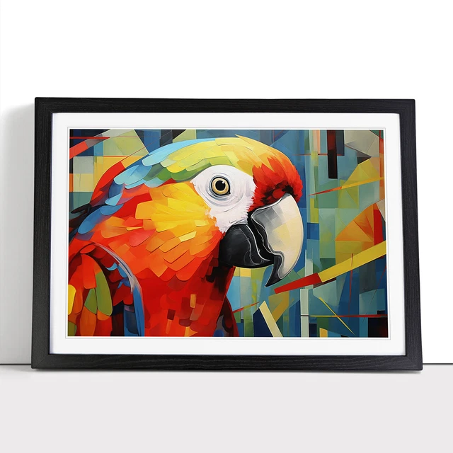 Kna Prints - 1 Pc Poster Parrot Constructivism Wall Art Poster Home Painting, UNFRAMED-16x24 ...