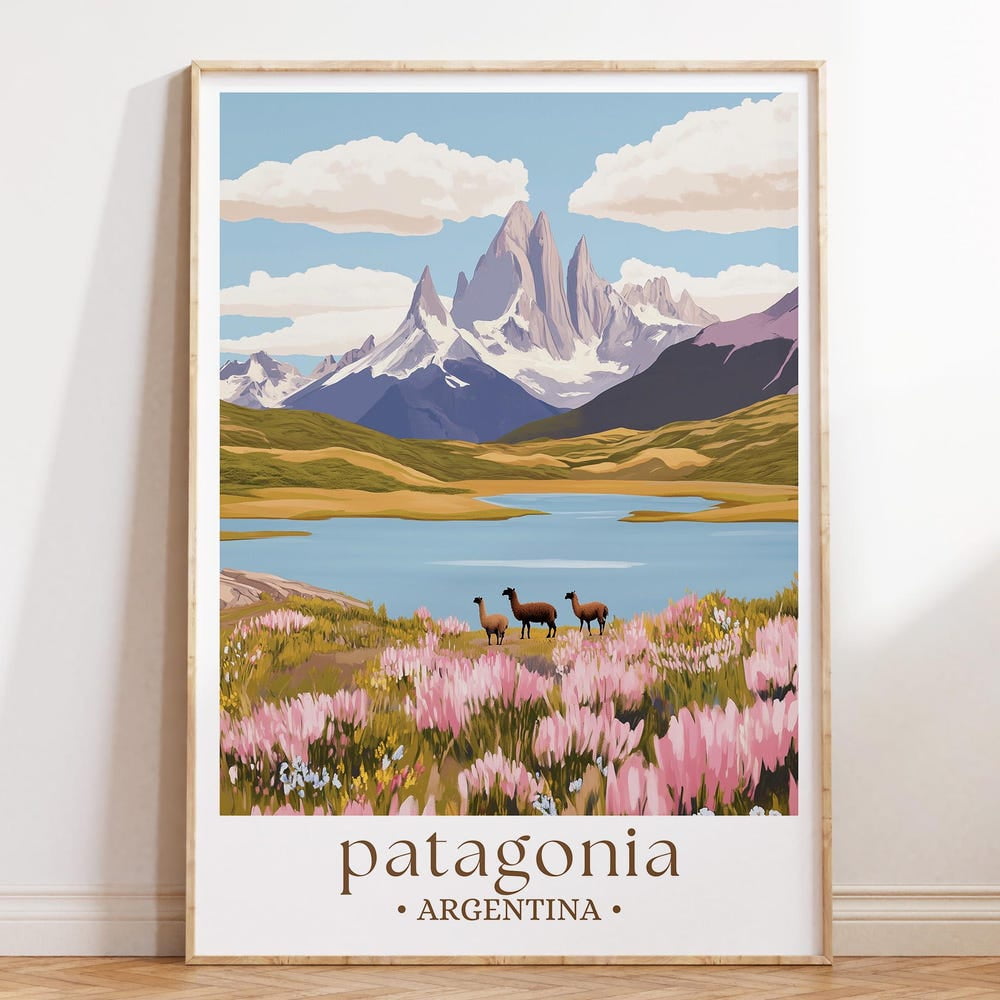 Kna Prints - 1 Pc Poster Patagonia Art Poster, Patagonia Wall Art ...
