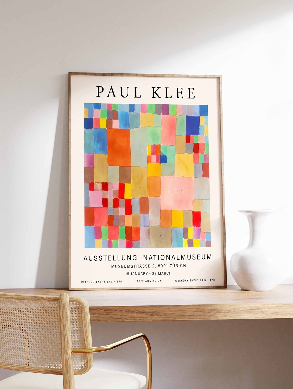 Kna Prints - 1 Pc Poster Paul Klee Exhibition , Flora On Sand, Paul ...