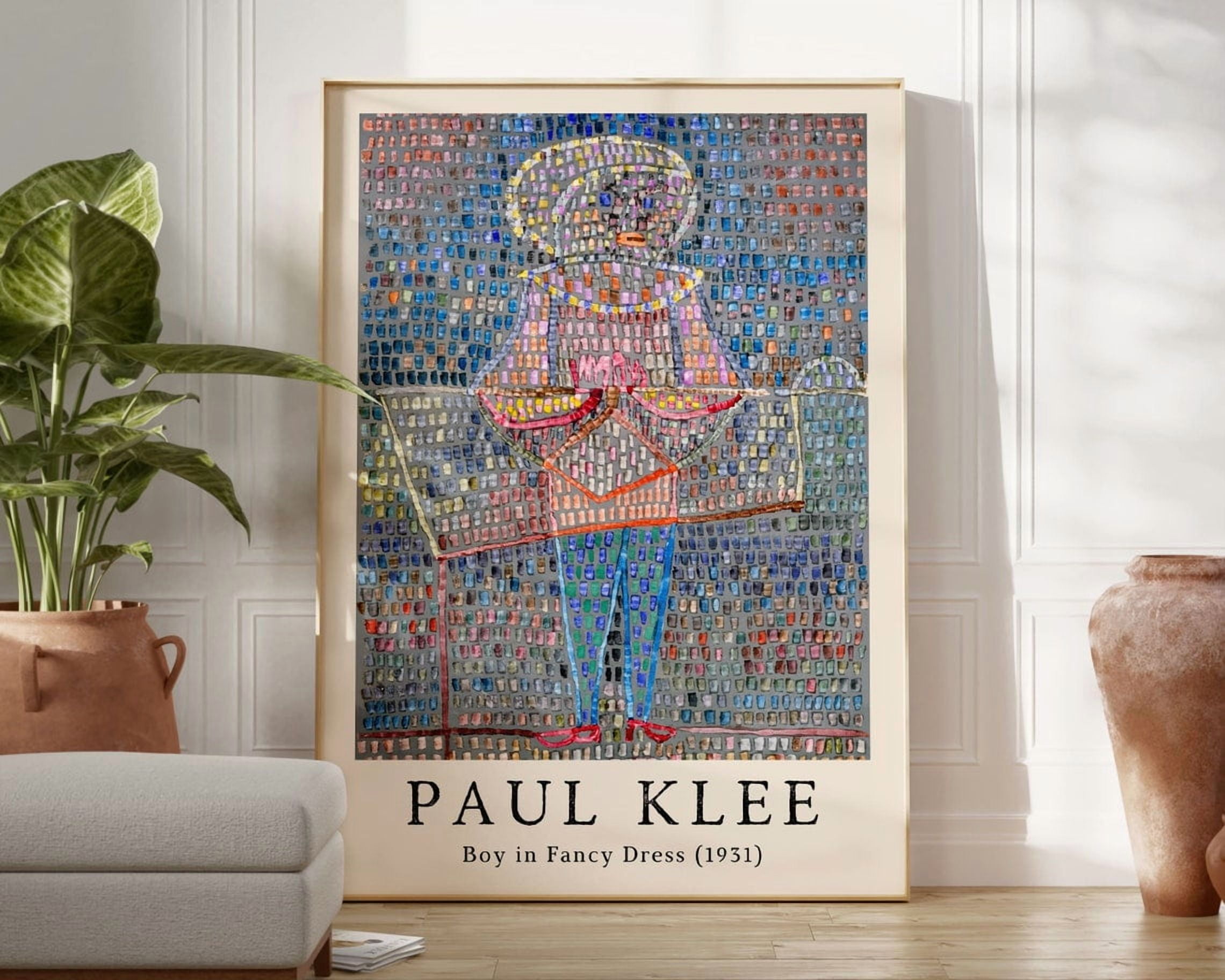 Kna Prints - 1 Pc Poster Paul Klee Print, Boy In Fancy Dress 1931, Paul ...