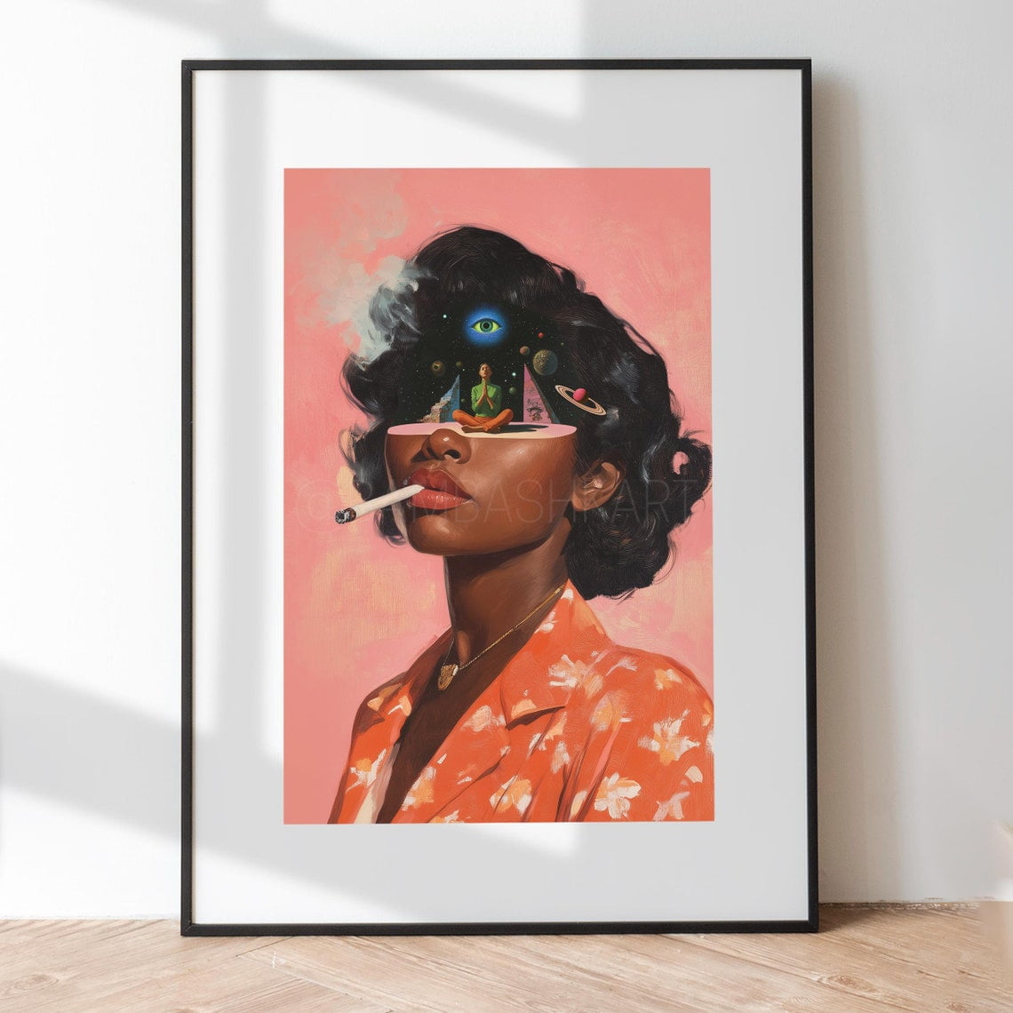 Kna Prints - 1 Pc Poster Peace Of Mind ( Egoless Person, Space Art ...