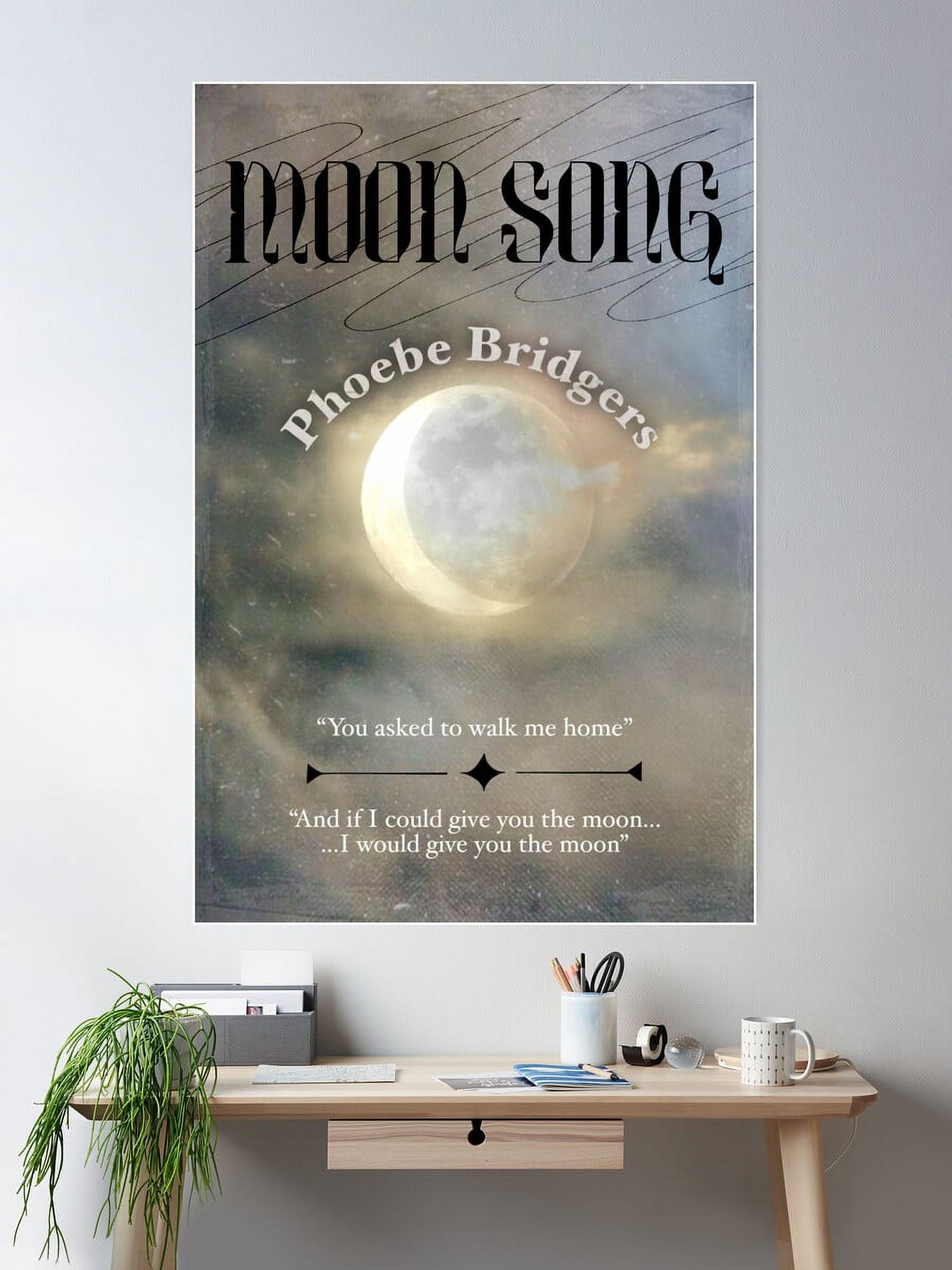 Kna Prints - 1 Pc Poster Phoebe Bridgers Pisher Moon Song, UNFRAMED ...