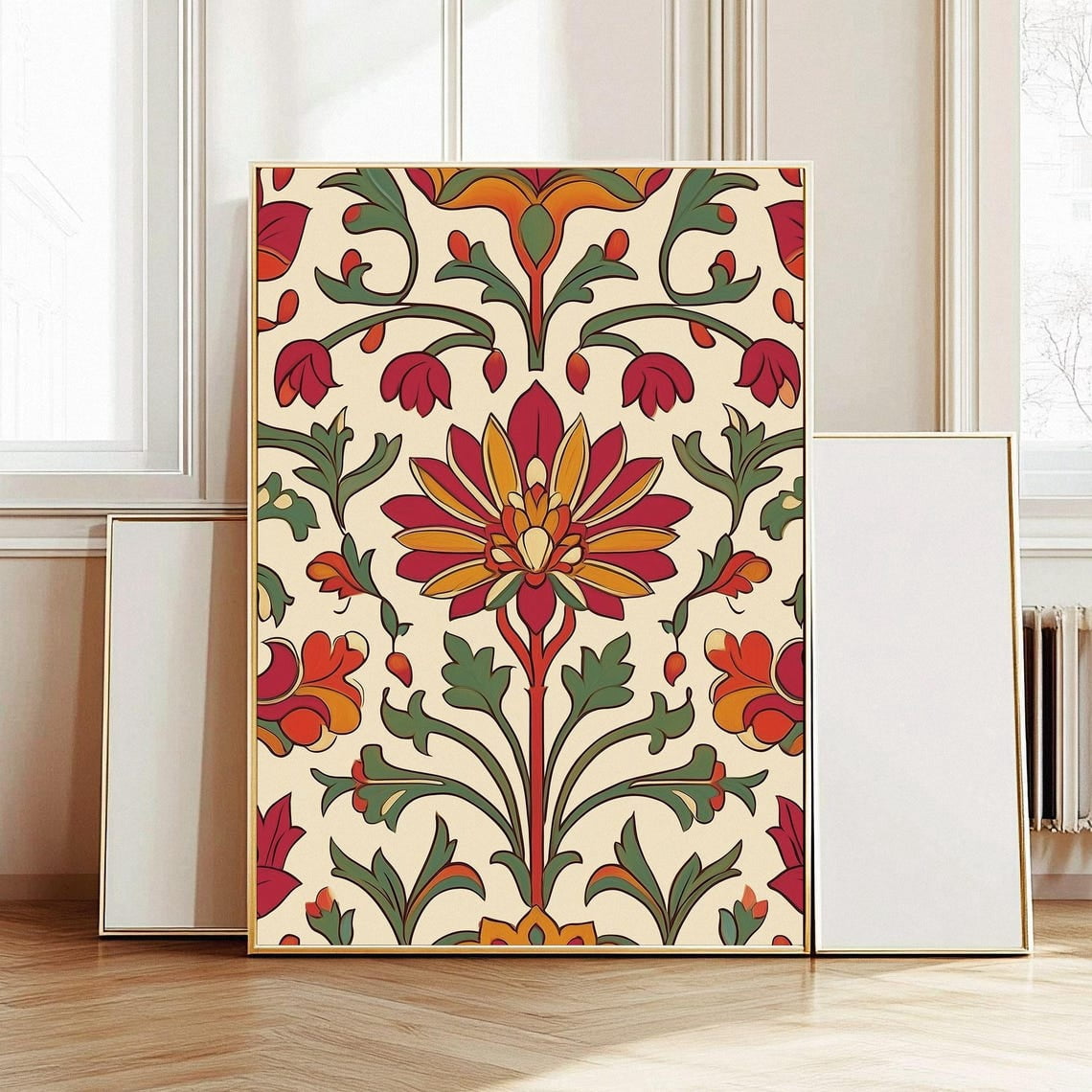 Kna Prints - 1 Pc Poster Pichwai Wall Art, Indian Tapestry Folklore ...