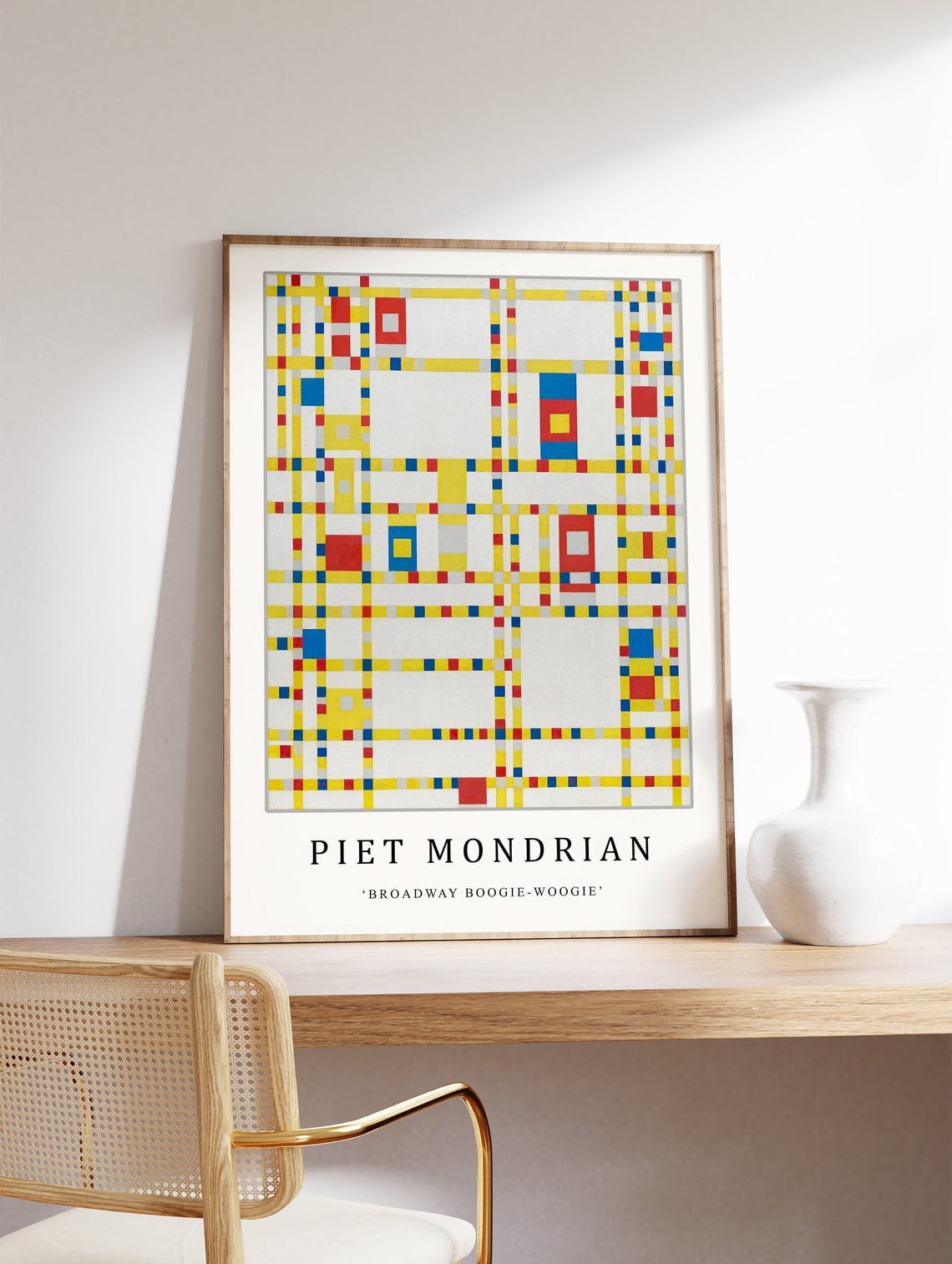Kna Prints - 1 Pc Poster Piet Mondrian , Broadway Boogie-Woogie, Piet ...