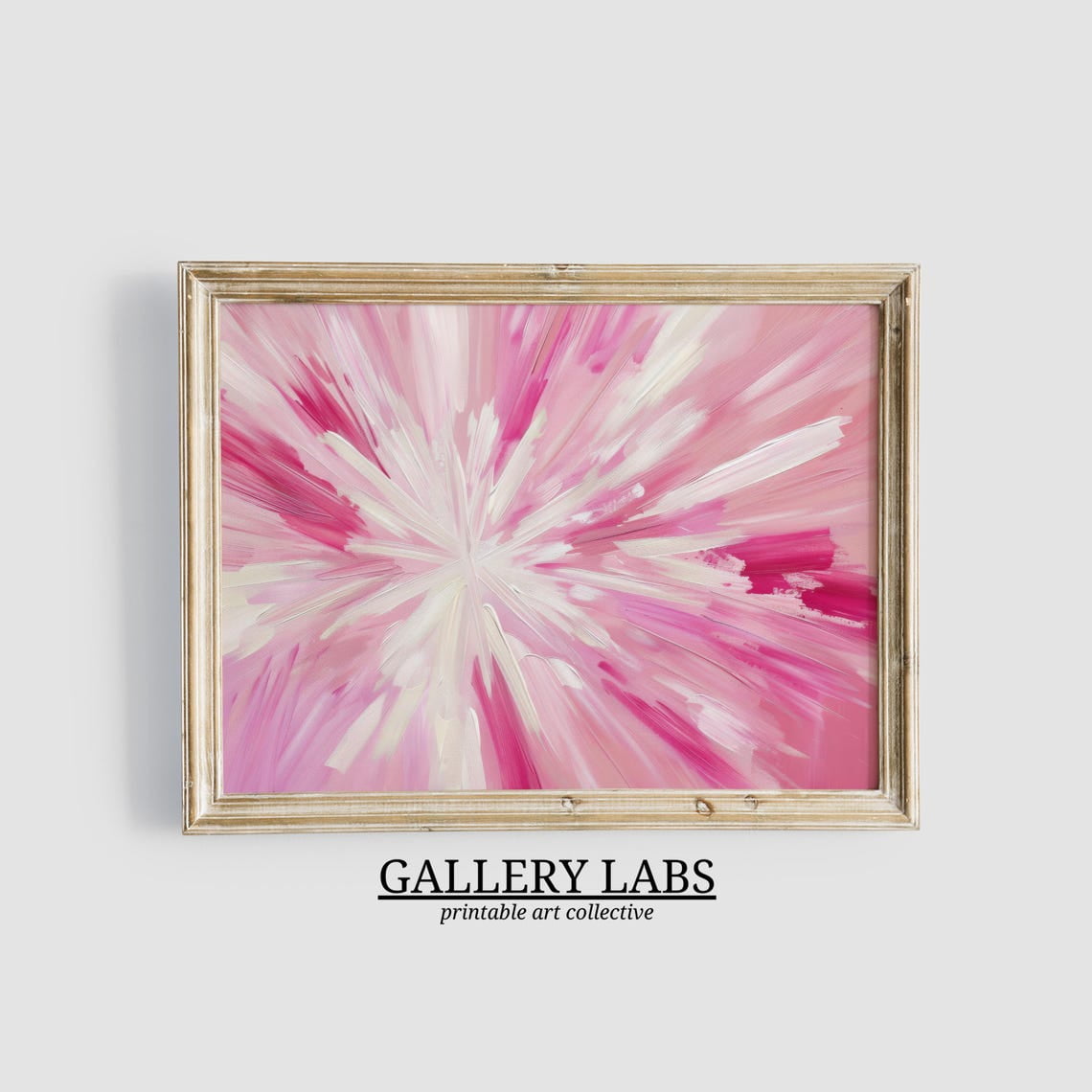 Kna Prints - 1 Pc Poster Pink Abstract Painting€¢ Dorm Decor€¢ Trendy ...