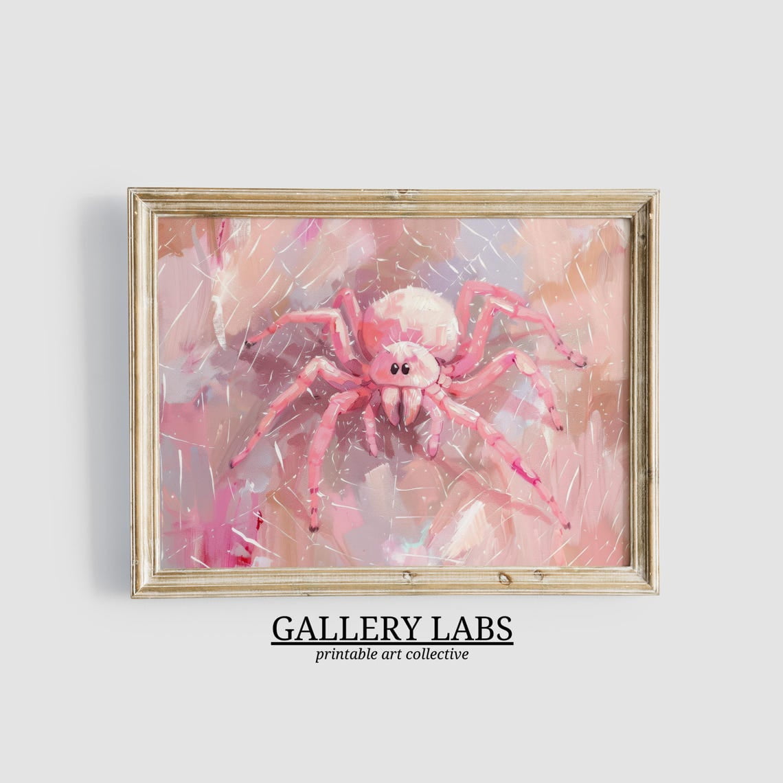 Kna Prints - 1 Pc Poster Pink Wall Art€¢ Spider Print€¢ Decor€¢ Print ...