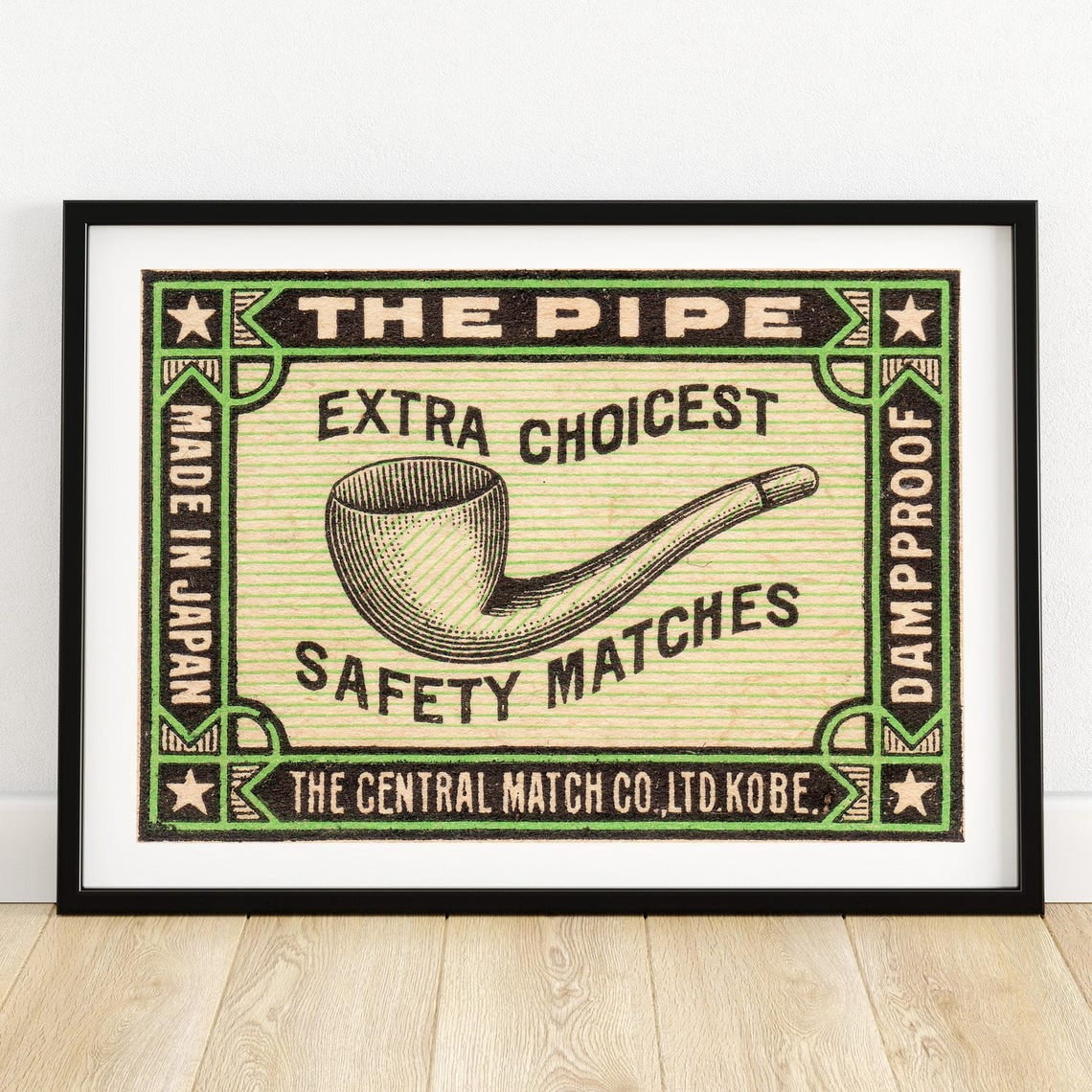 Kna Prints - 1 Pc Poster Pipe Safety Matches Art Print Made In Japan ...