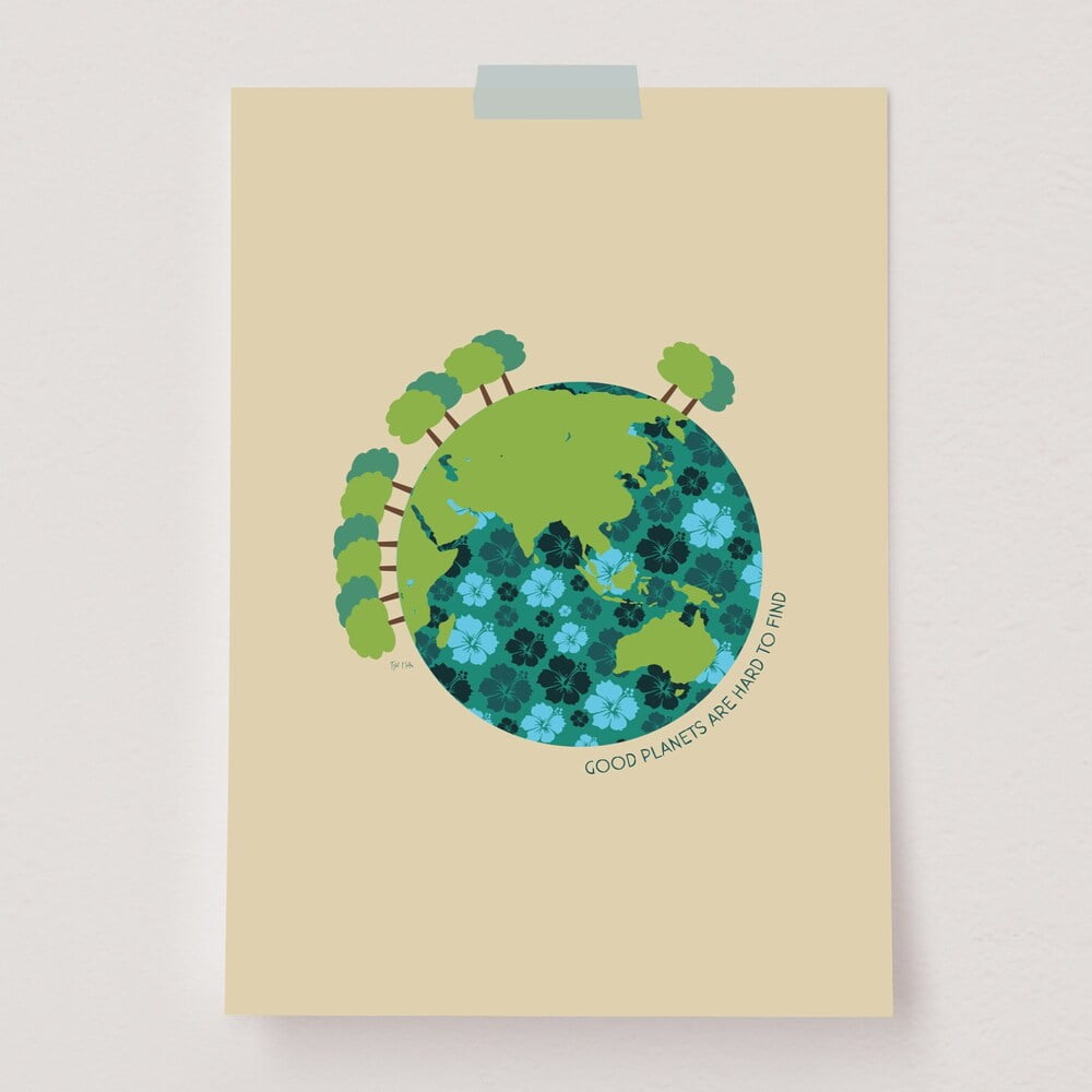 Kna Prints - 1 Pc Poster Planet Earth Wall Art, Environmental , Earth ...