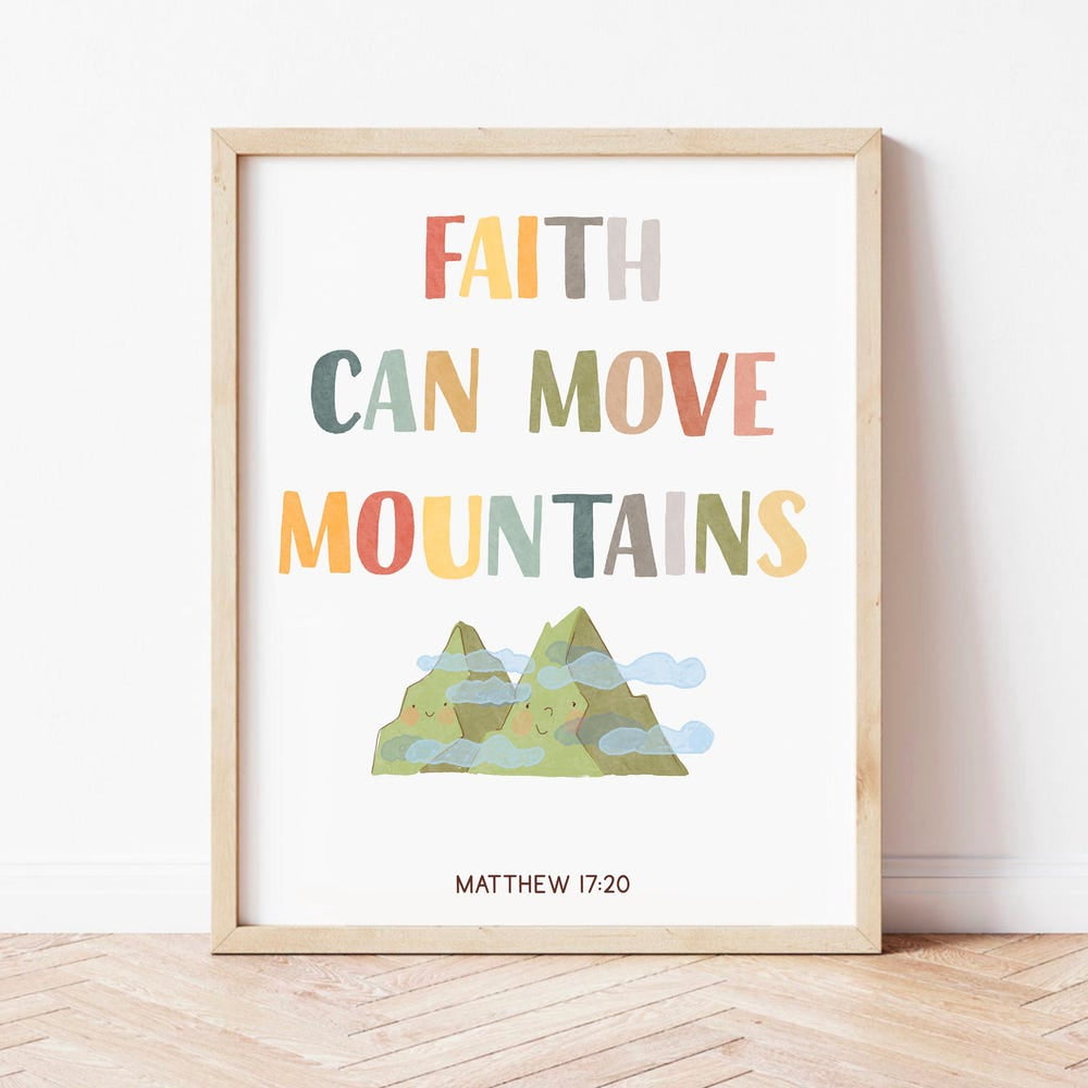 Kna Prints - 1 Pc Poster Playroom Christian Wall Art Motivational Bible ...