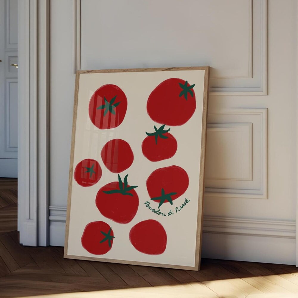 Kna Prints - 1 Pc Poster Pomodori Di Napoli Wall Art, Cherry Tomato ...