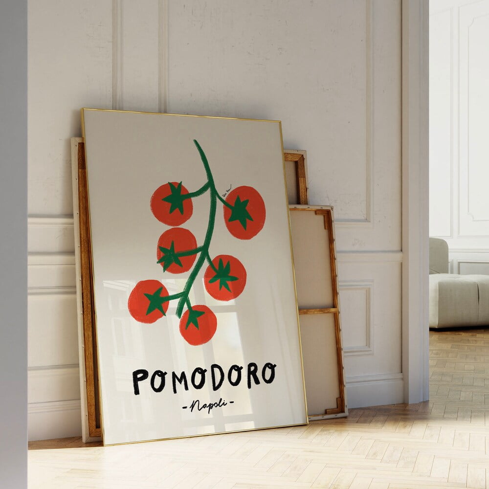Kna Prints - 1 Pc Poster Pomodoro Napoli Wall Art, Cherry Tomato Poster ...