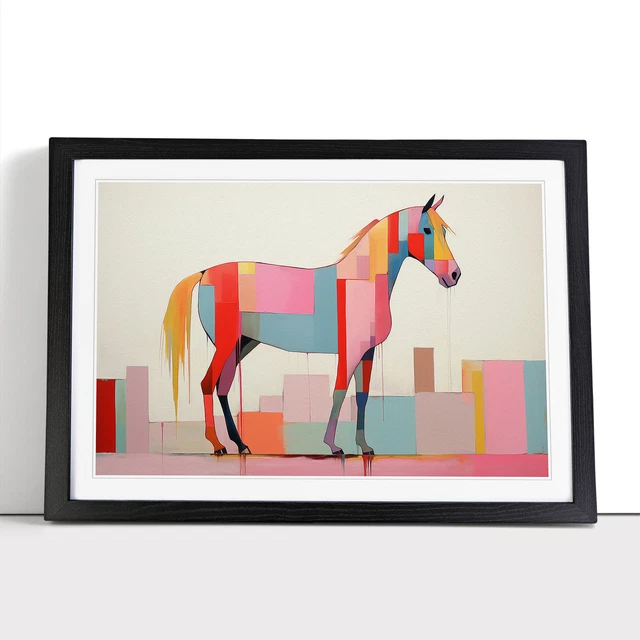 Kna Prints - 1 Pc Poster Pony Minimalism No.2 Wall Art Poster Home ...