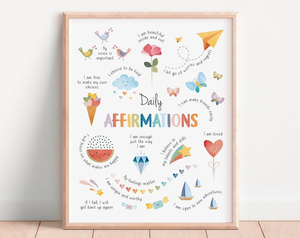 Kna Prints - 1 Pc Poster Positive Affirmation , Therapy Office Decor ...
