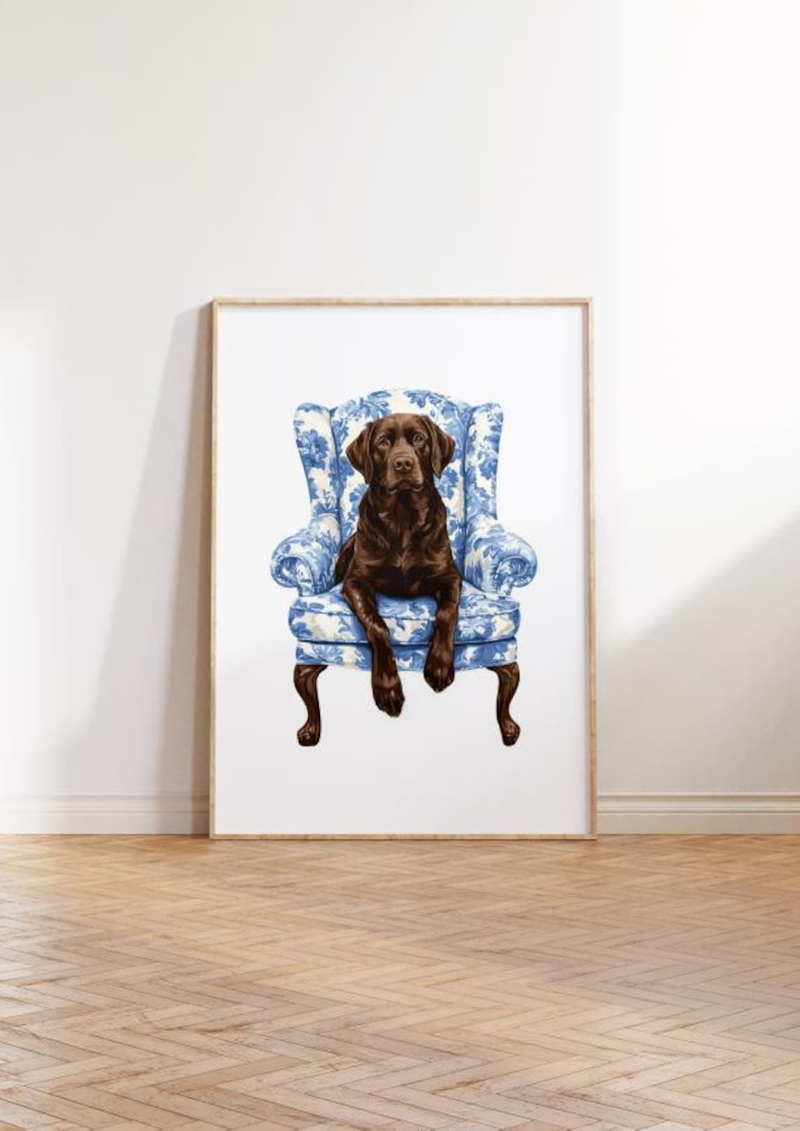 Kna Prints - 1 Pc Poster Preppy Chocolate Labrador Art Print ...