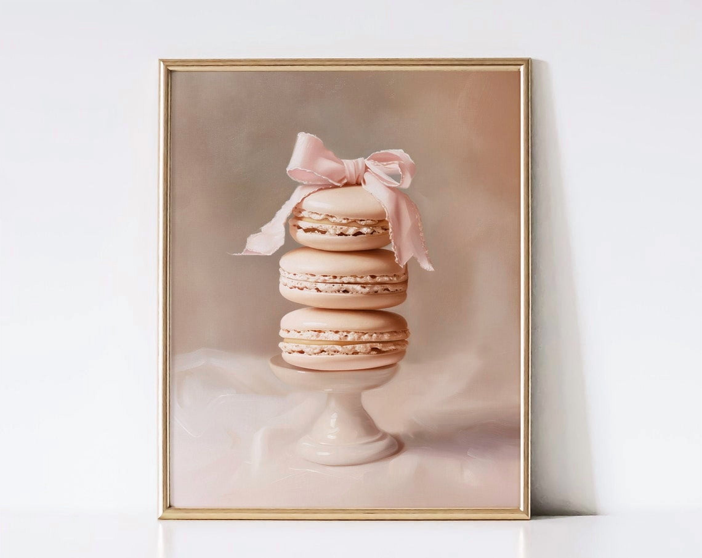 Kna Prints - 1 Pc Poster Pretty Macarons Art Print Wall Art Vintage ...