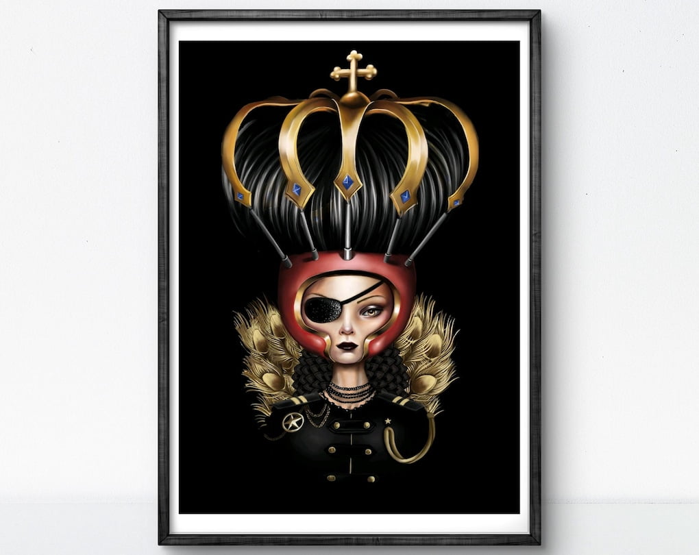 Kna Prints - 1 Pc Poster Pride , Gothic Royal Art, Seven Sins Wall ...