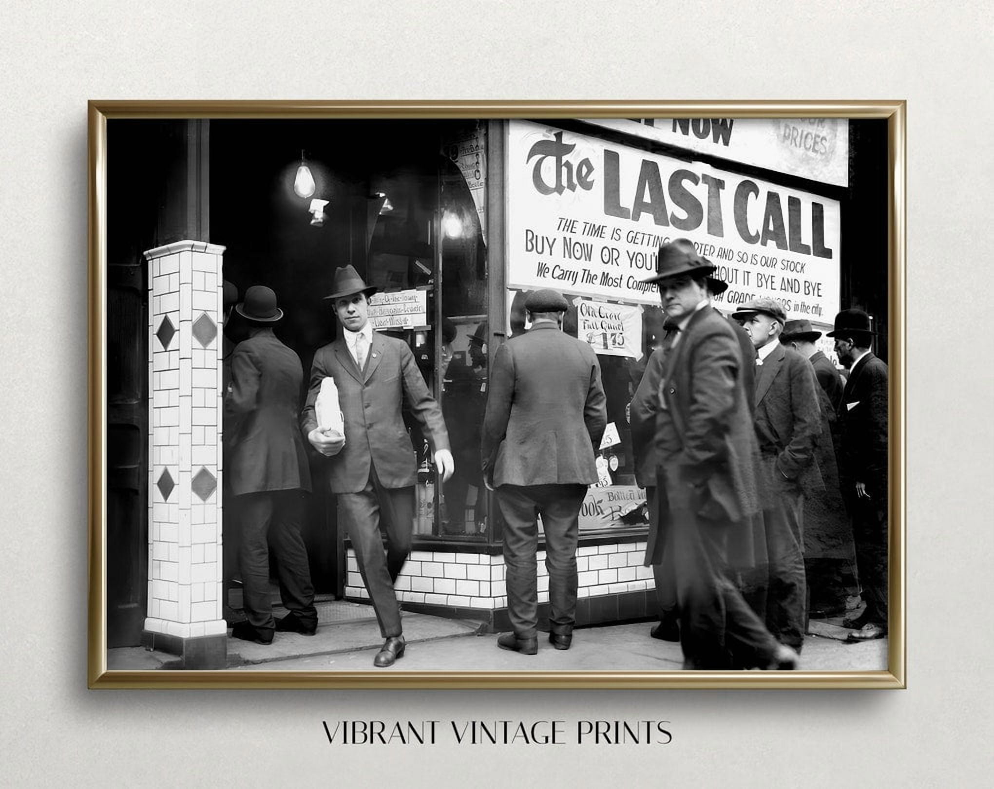 Kna Prints - 1 Pc Poster Prohibition Wall Art, Black And White Art ...